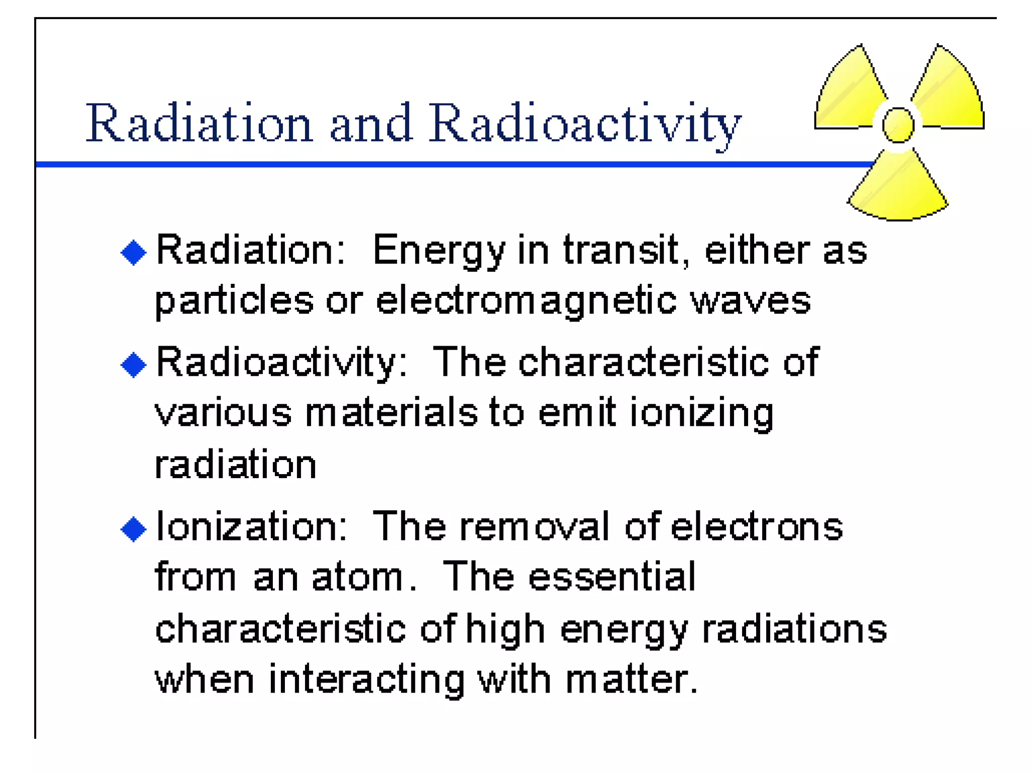 Radiation general | PPT