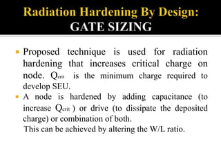 Radiation Hardening by Design | PPTX