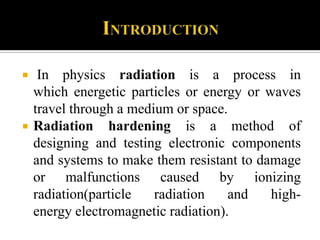 Radiation Hardening by Design | PPTX