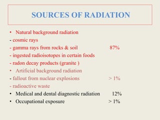 Ppt. on Radiation Hazards by Dr. Brajesh K. Ben | PPTX
