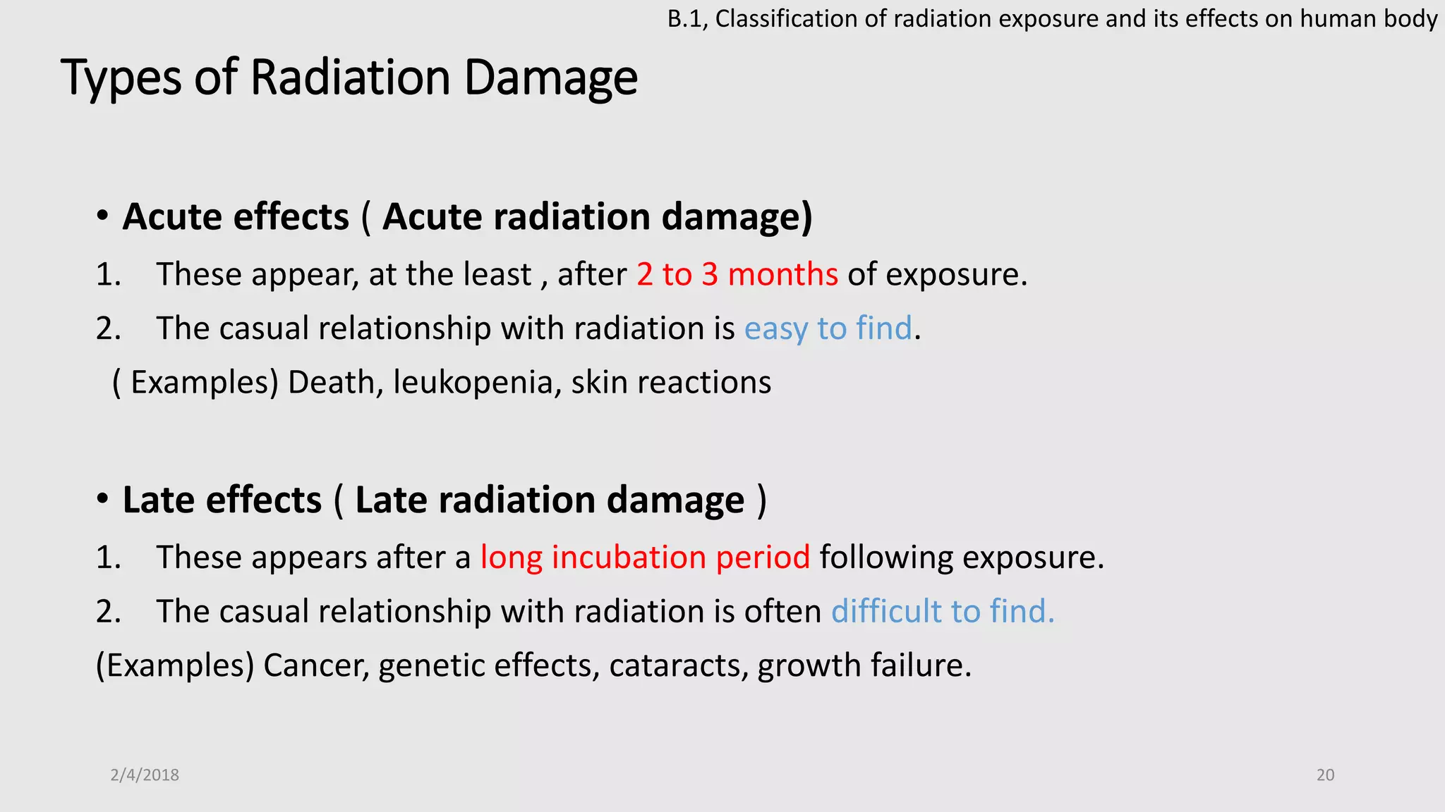 Radiation hazard and protection | PPTX