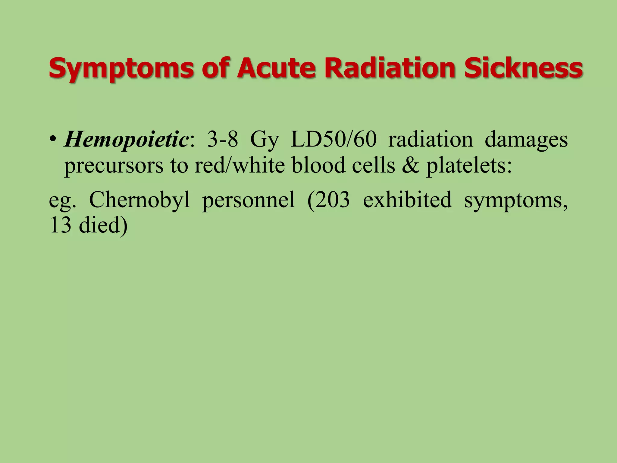 Radiation hazard and radiation protection | PPTX