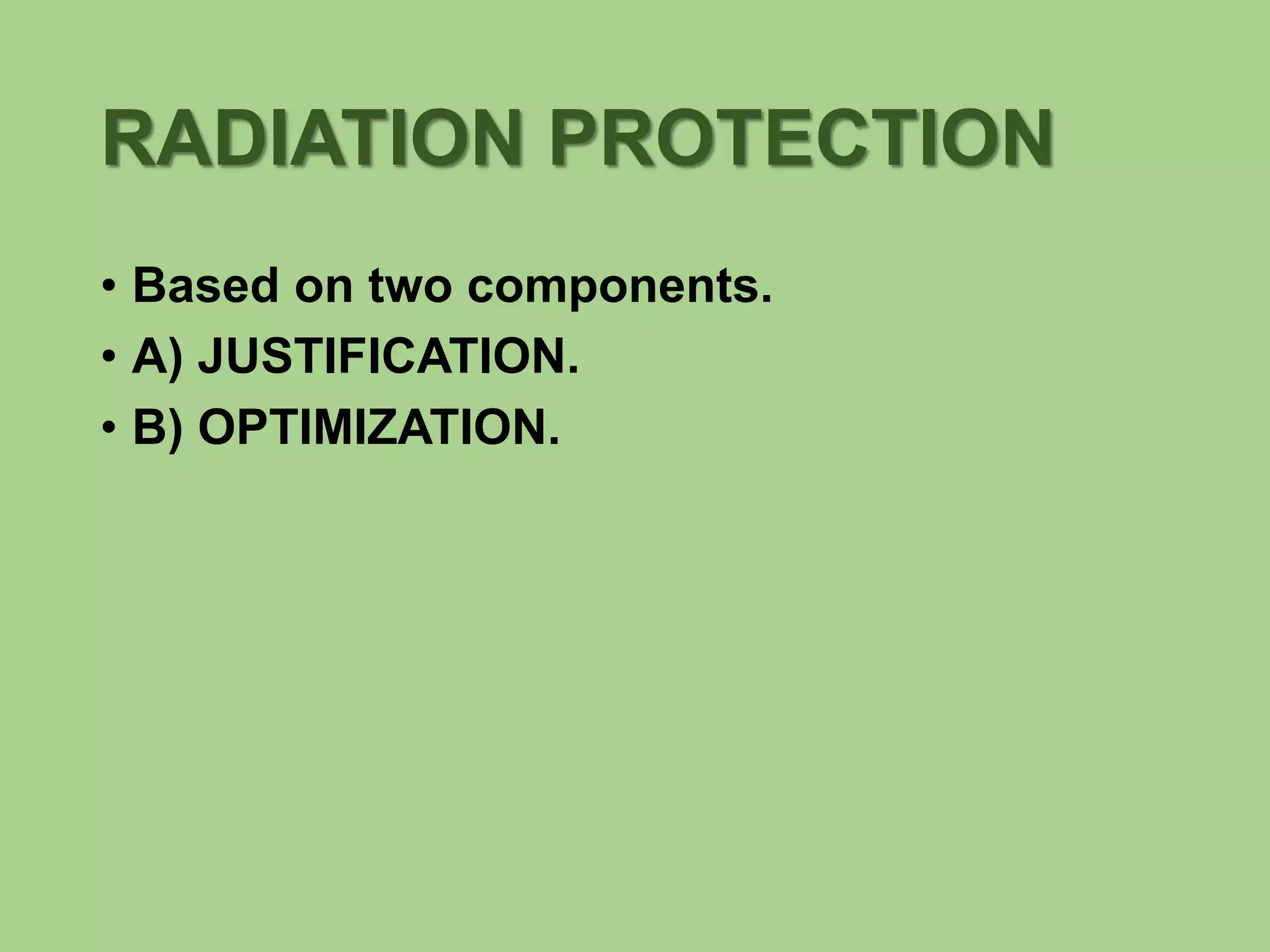 Radiation hazard and radiation protection | PPTX