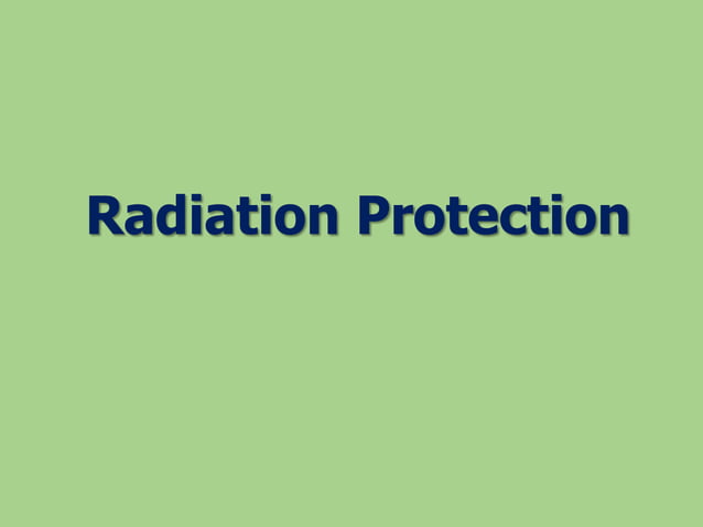 Radiation hazard and radiation protection | PPTX | Cancer | Diseases ...