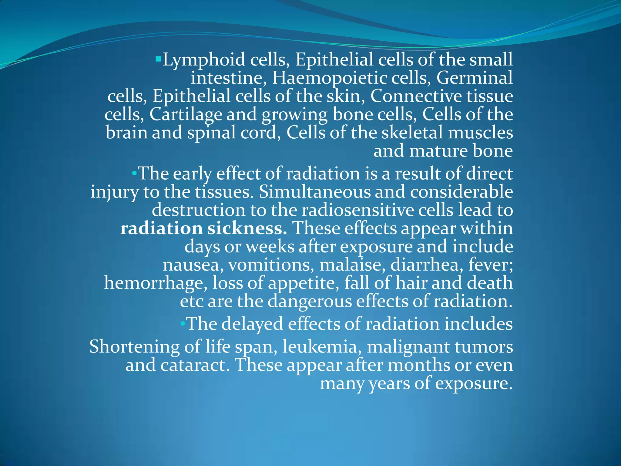 Radiation hazards | PPTX