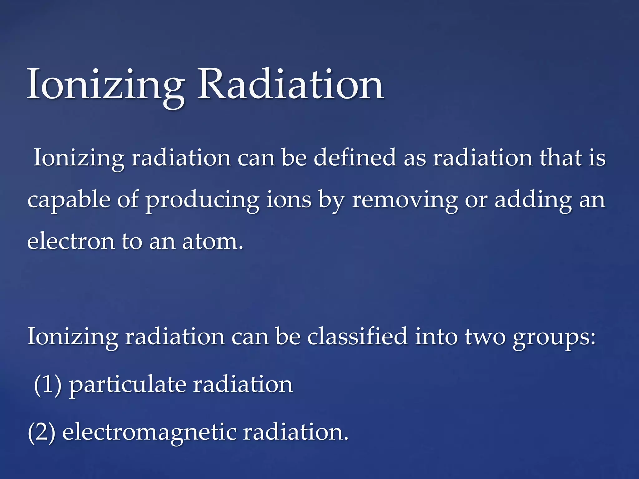 Radiation hazards in ortho | PPTX