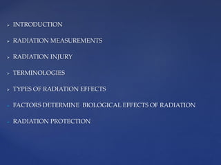 Radiation hazards in ortho | PPTX