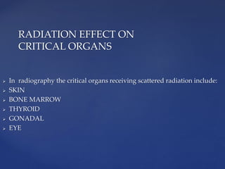 Radiation hazards in ortho | PPTX