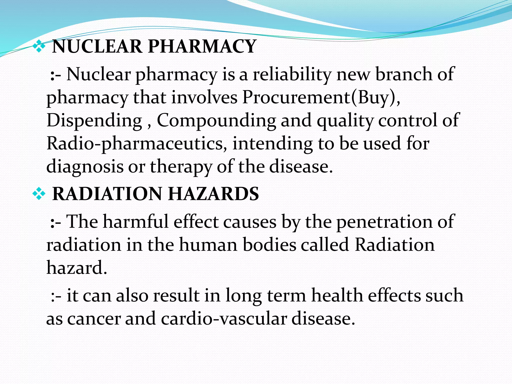 RADIATION HAZARDS & PREVENTION BY PANKAJ KUMAR.pptx | Physics | Science