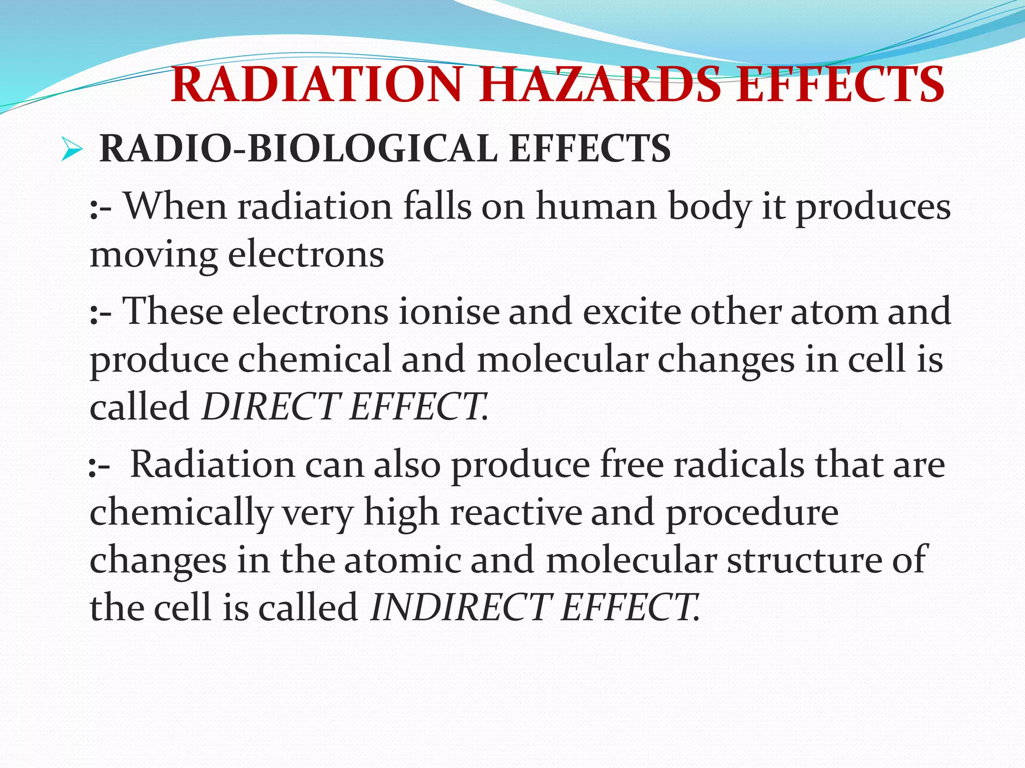 RADIATION HAZARDS & PREVENTION BY PANKAJ KUMAR.pptx | Physics | Science