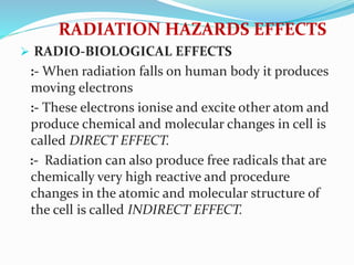 RADIATION HAZARDS & PREVENTION BY PANKAJ KUMAR.pptx | Physics | Science