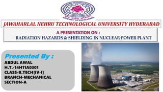Radiation hazards & shielding in nuclear power plant | PPTX
