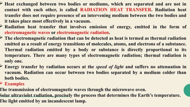 RADIATION HEAT TRANSFER_HEAT TRANSFER.pptx | Physics | Science