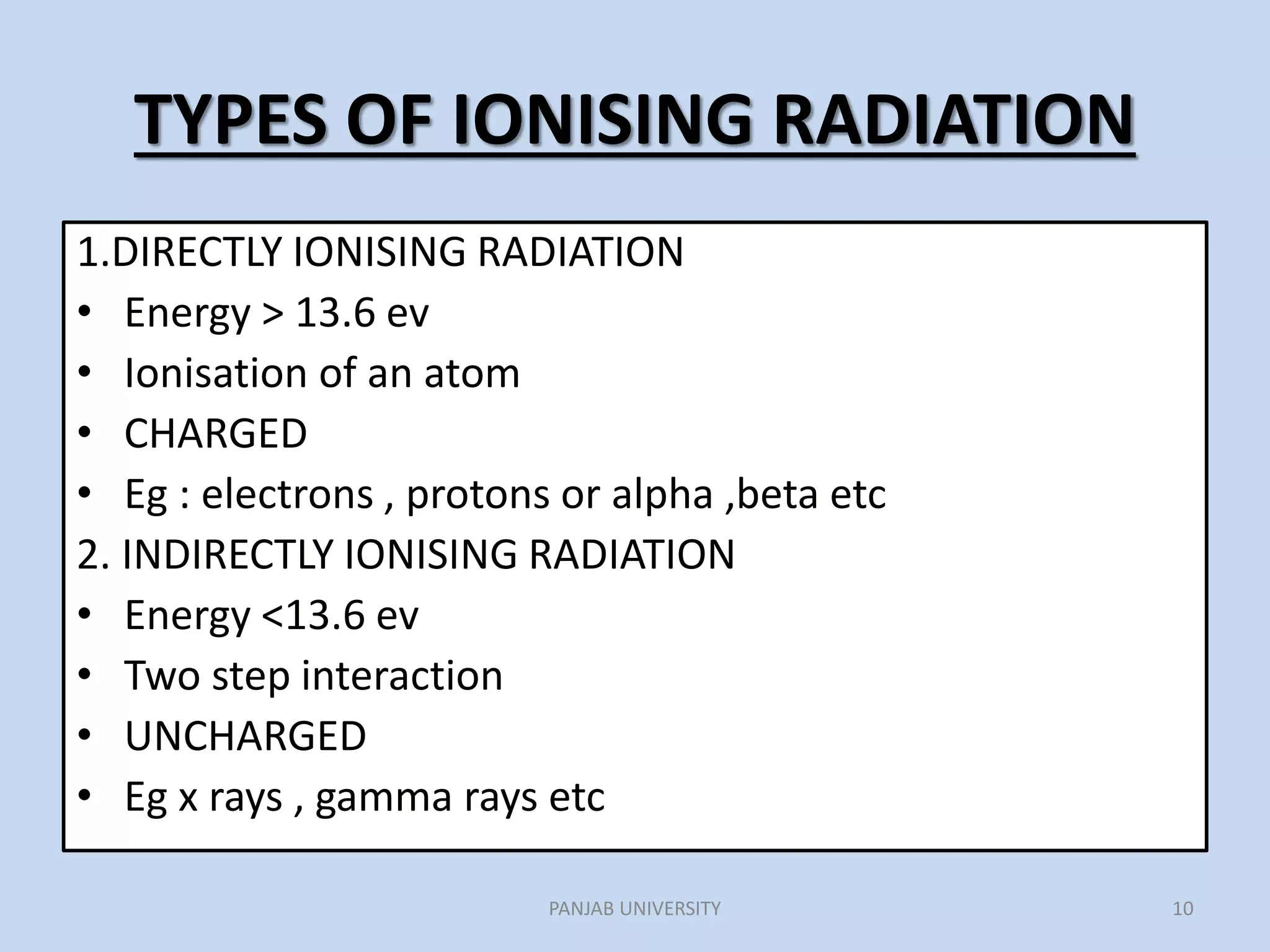 Radiation history | PPTX