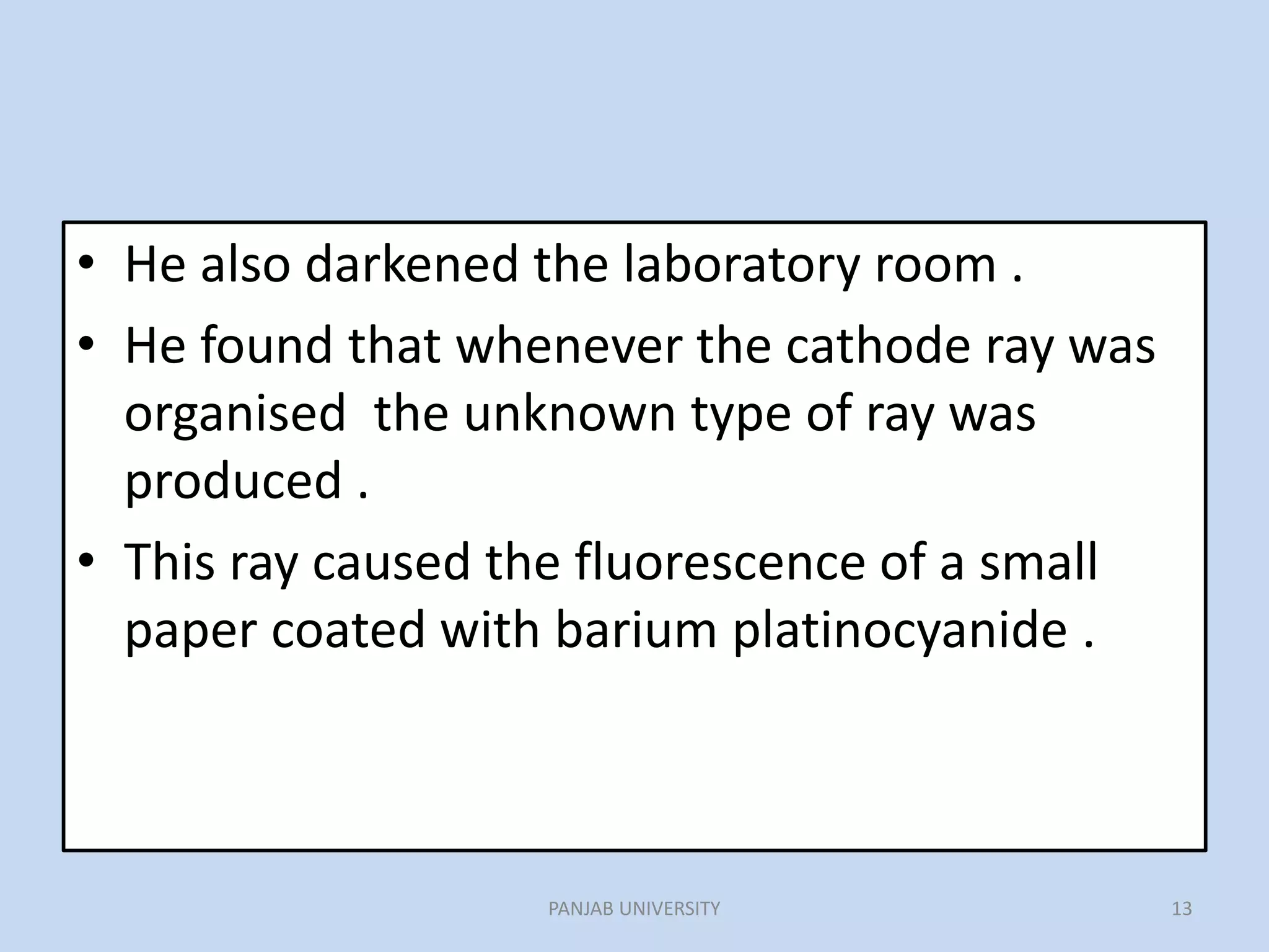 Radiation history | PPTX