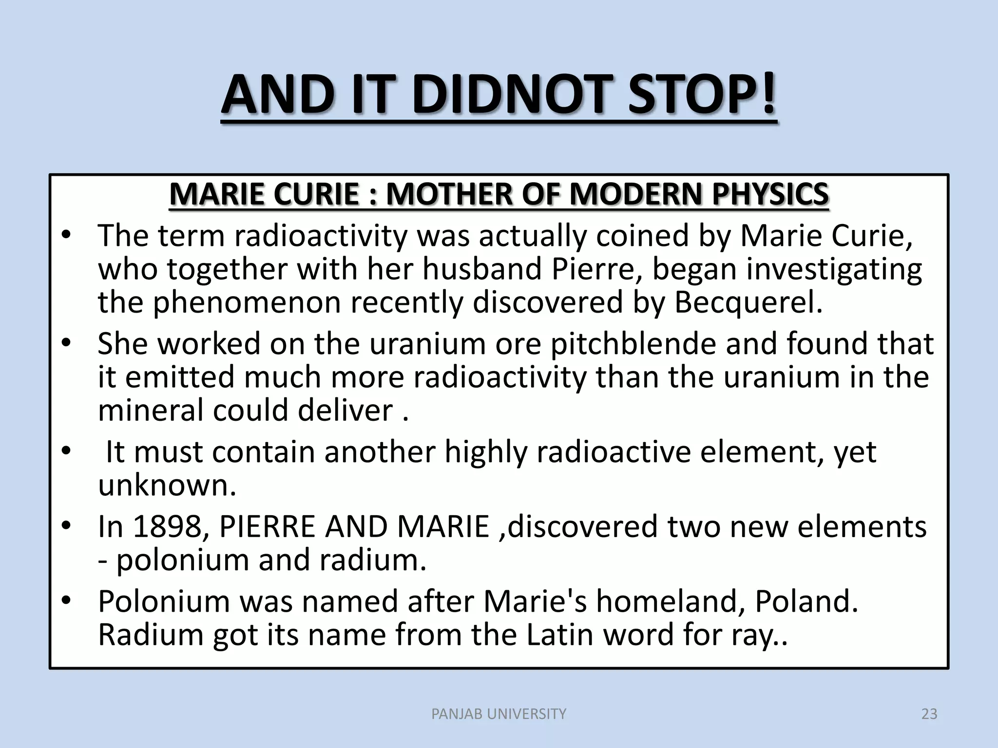 Radiation history | PPTX