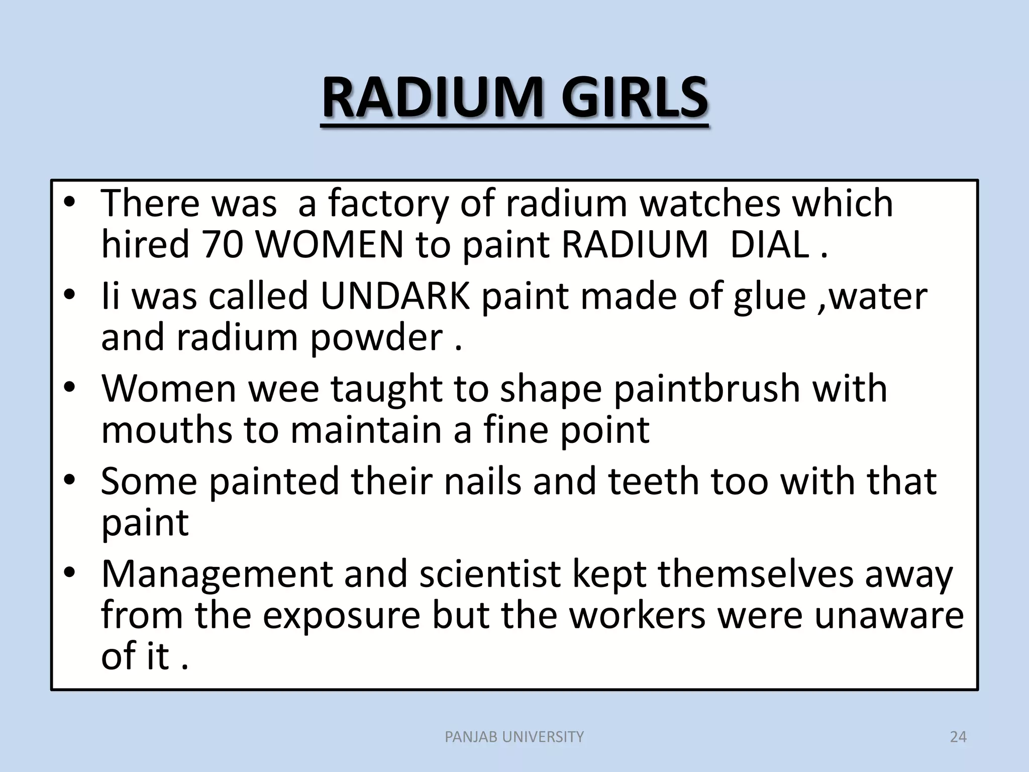 Radiation history | PPTX
