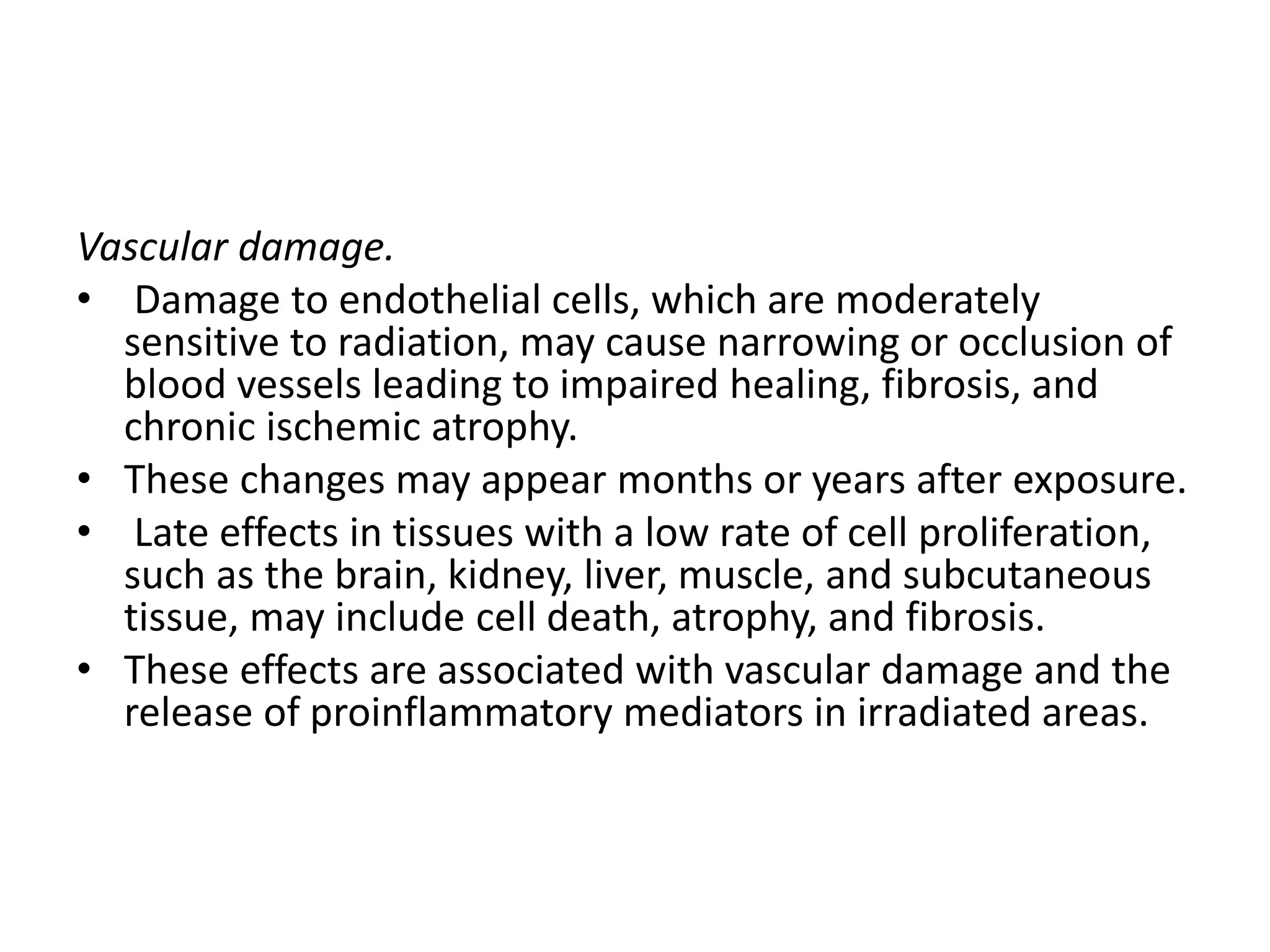 Radiation injury | PPTX