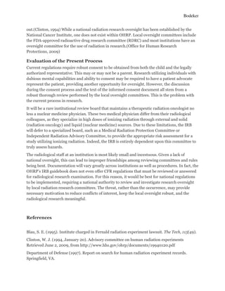 Radiation in Research | PDF