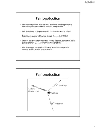 Radiation interactions | PDF