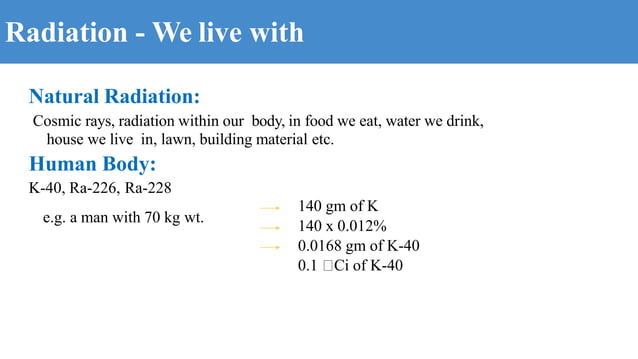 Radiation Introduction, Hazards and Measuring Equipment used in ...