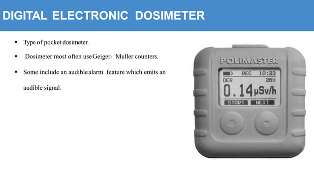 Radiation Introduction, Hazards and Measuring Equipment used in ...