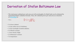 radiation laws | PPTX