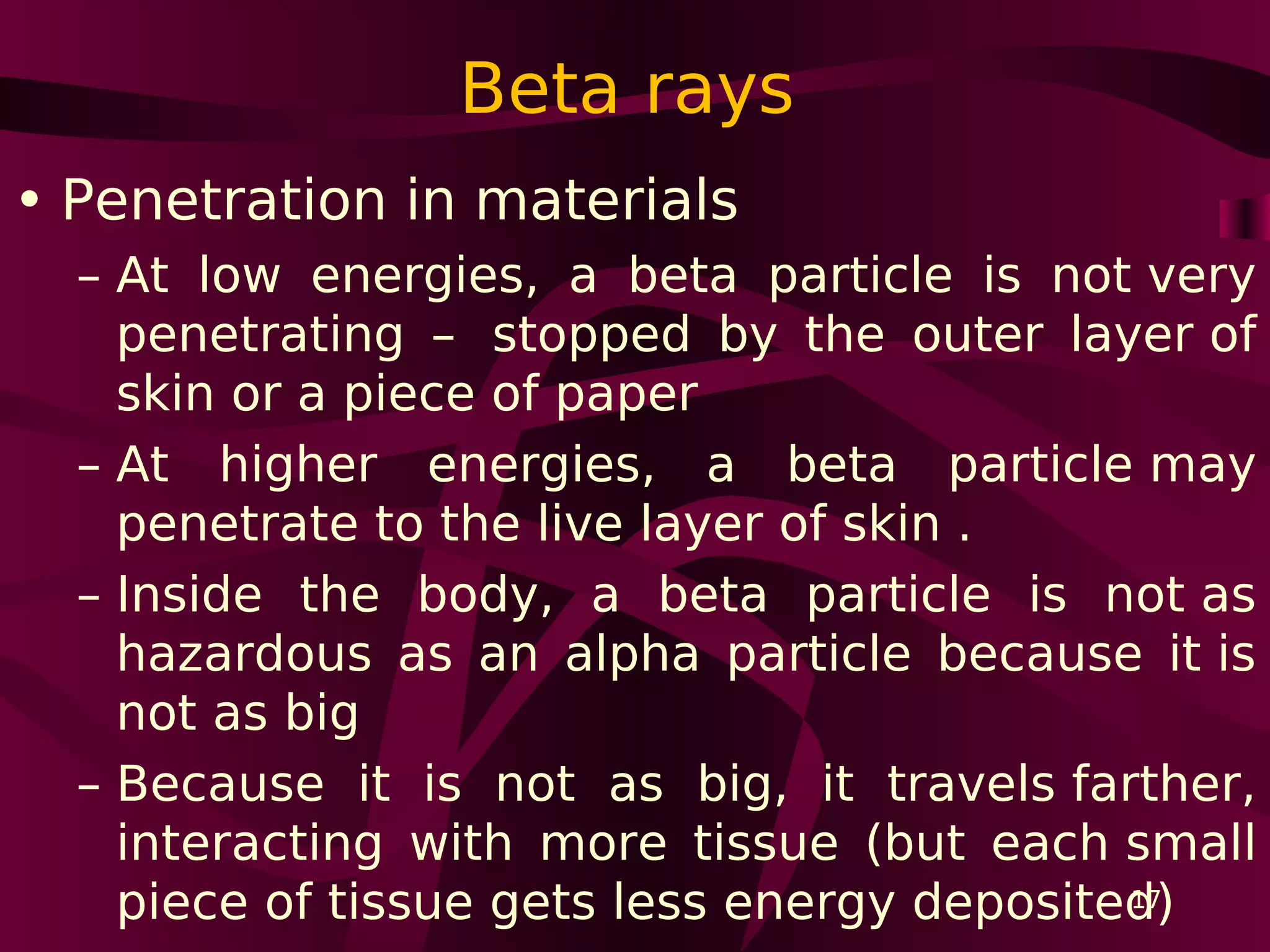Biological effects of radiations | PDF
