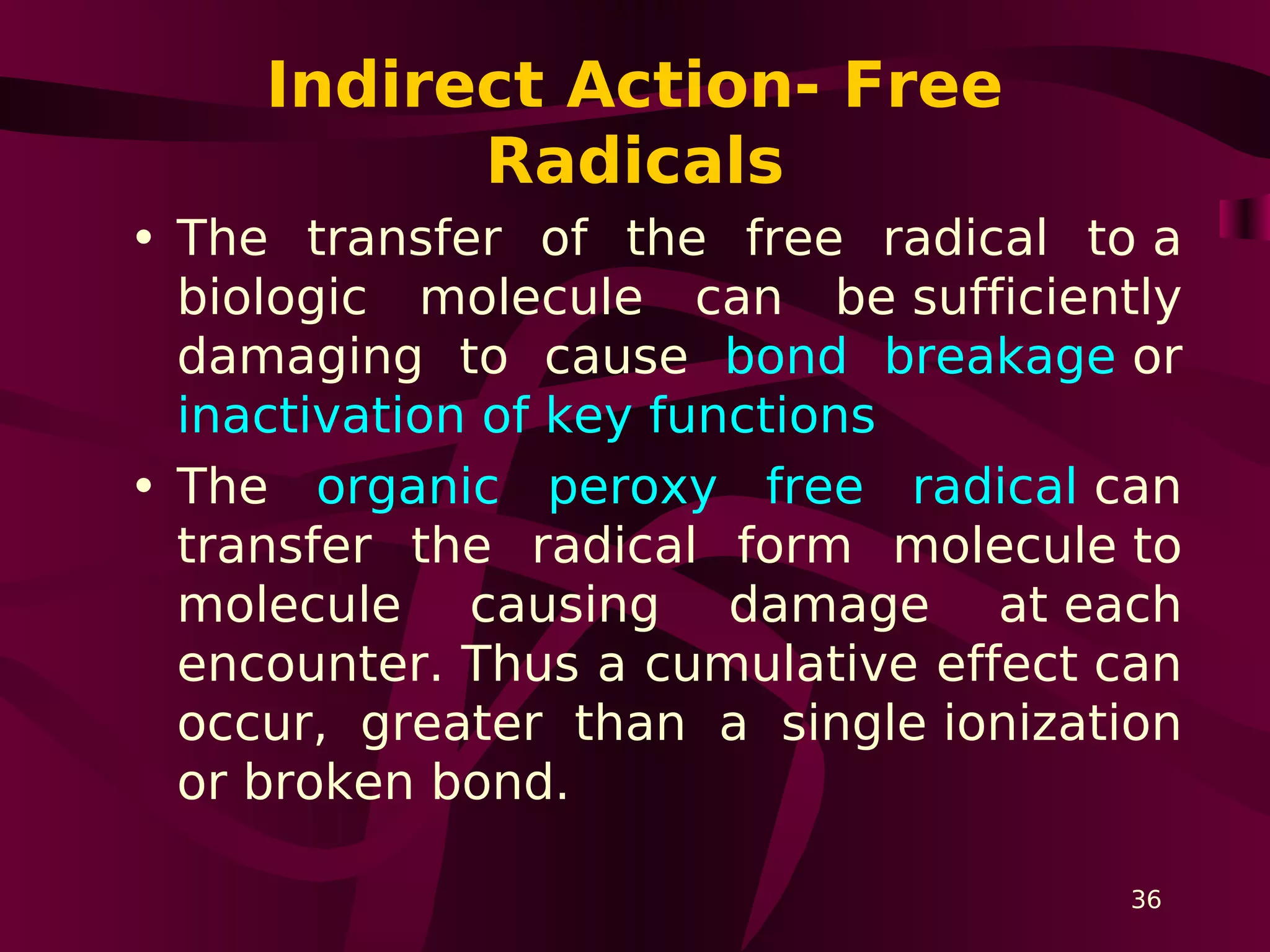 Biological effects of radiations | PDF