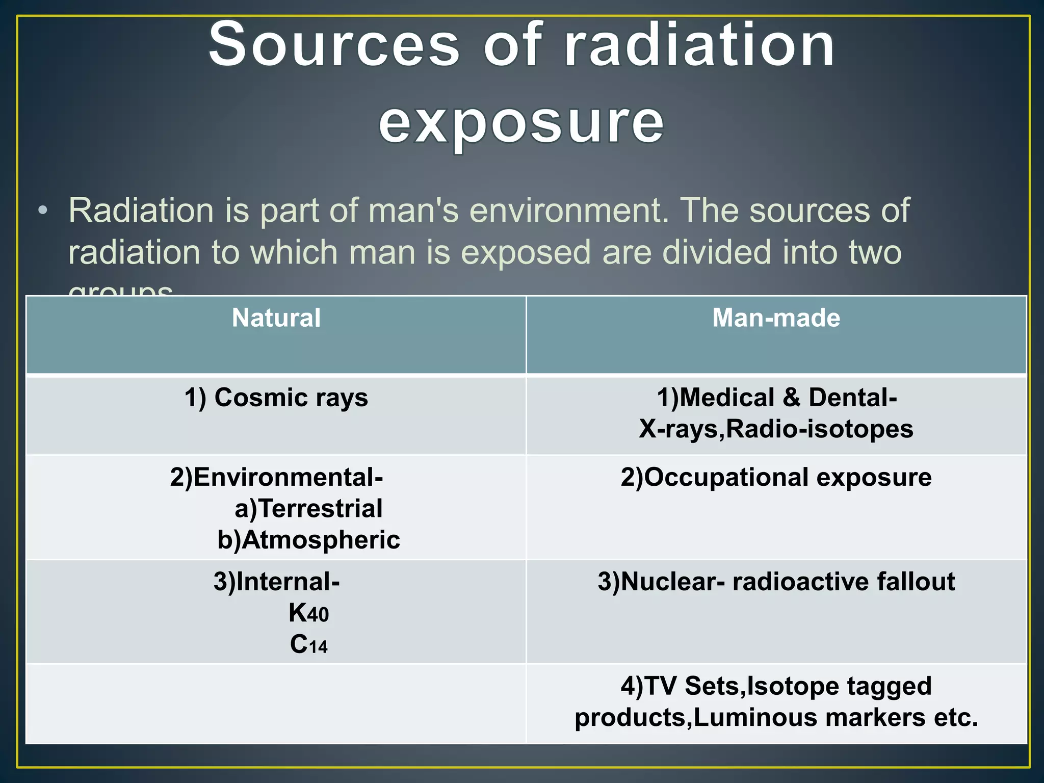 Radiation lecture ppt | PPTX