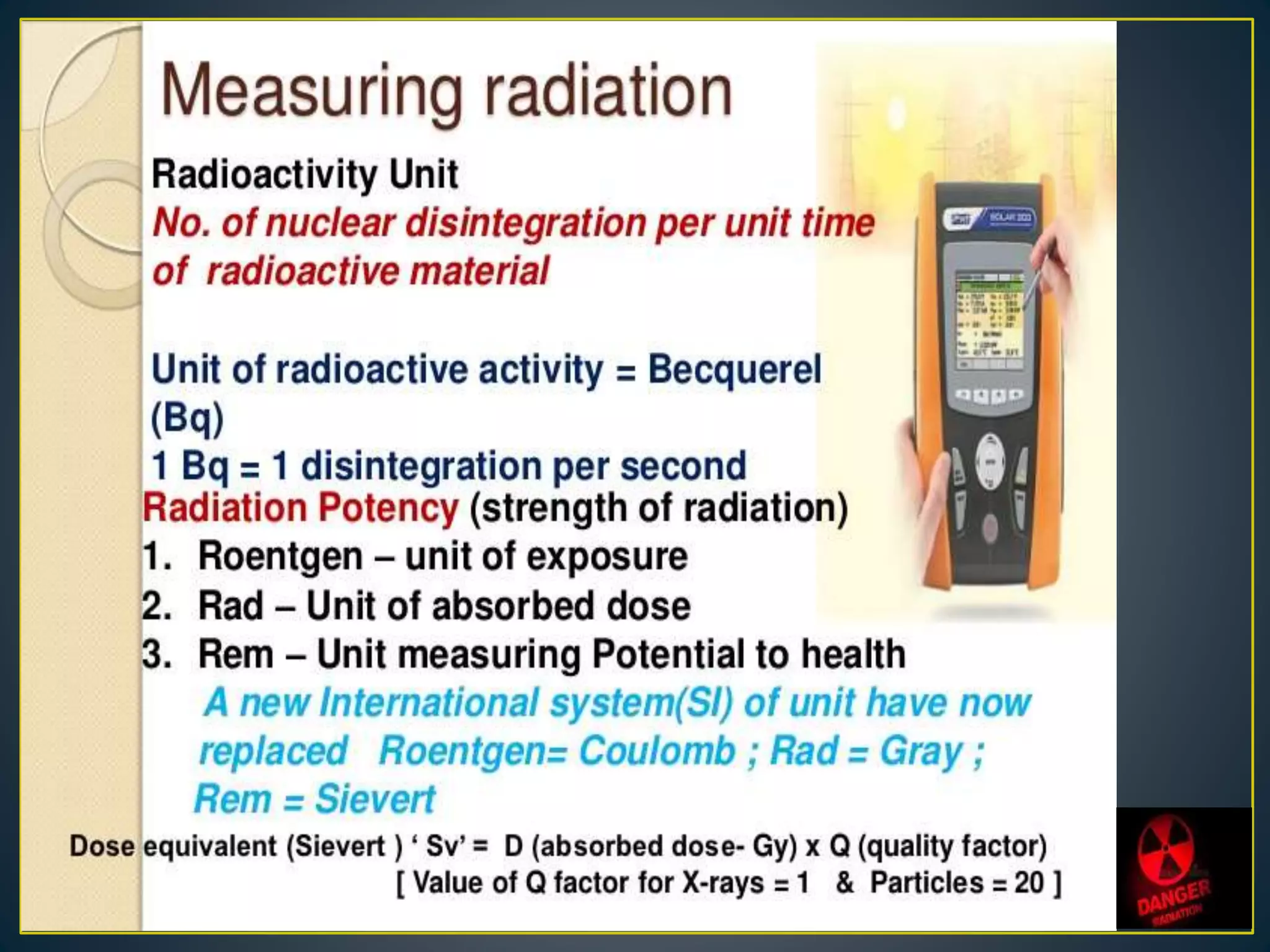 Radiation lecture ppt | PPTX