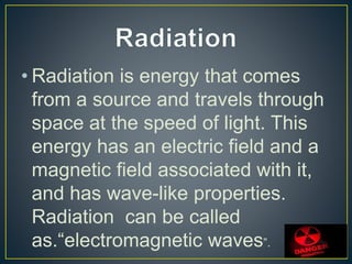 Radiation lecture ppt | PPTX