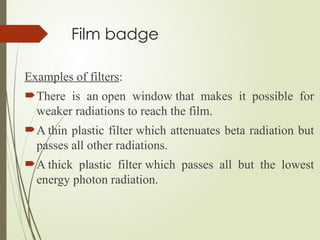 Radiation monitoring devices used in medical science.pptx