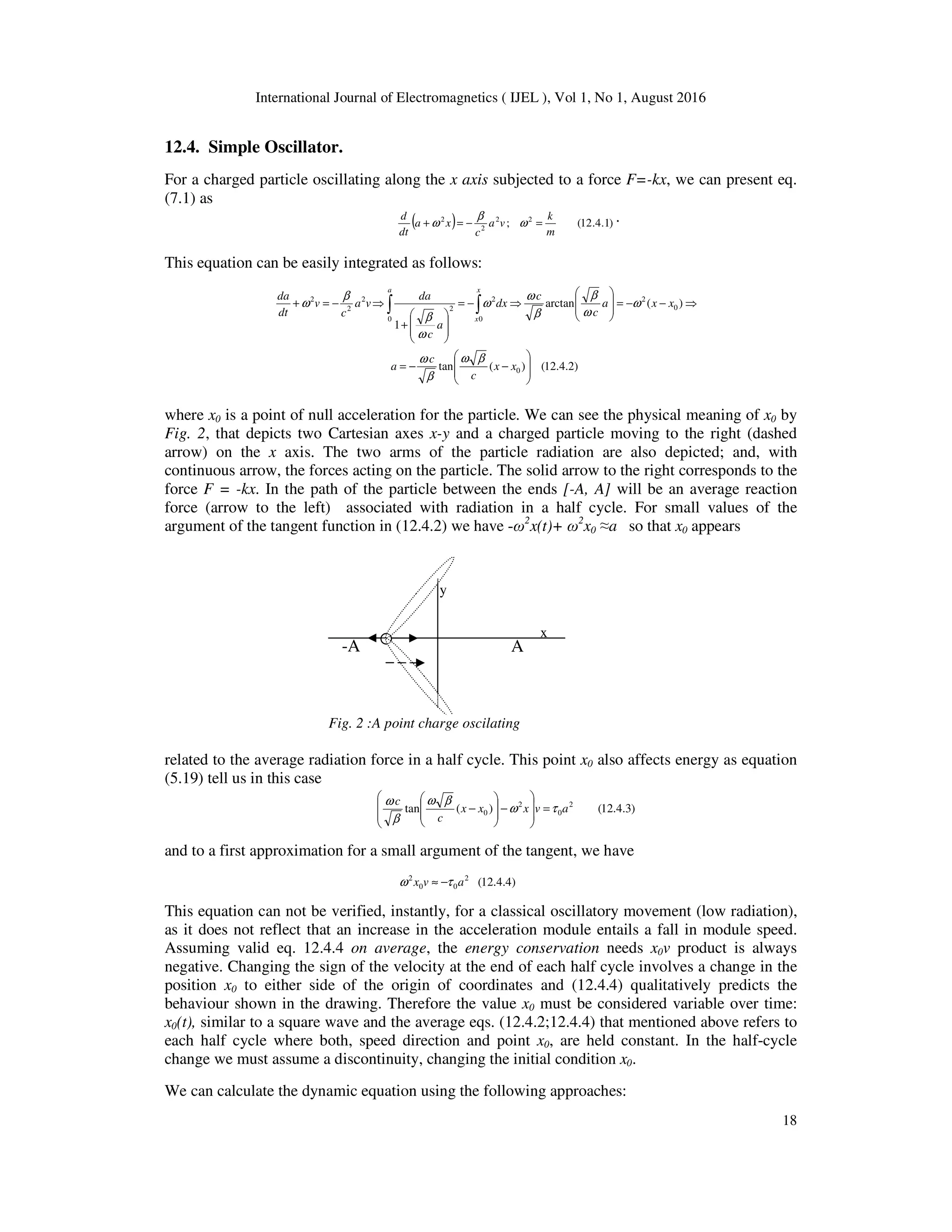Radiation of an accelerated charge | PDF