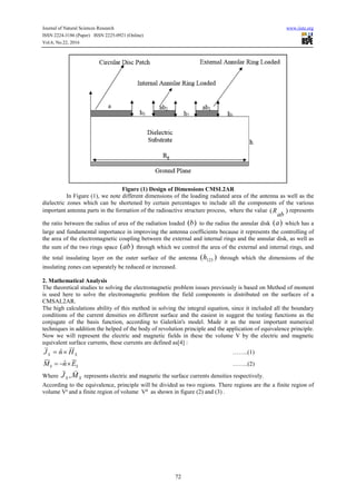 Radiation patterns account of a circular microstrip antenna loaded two annular | PDF