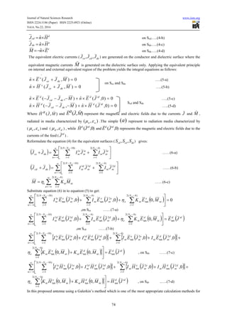 Radiation patterns account of a circular microstrip antenna loaded two annular | PDF