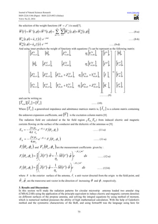 Radiation patterns account of a circular microstrip antenna loaded two annular | PDF