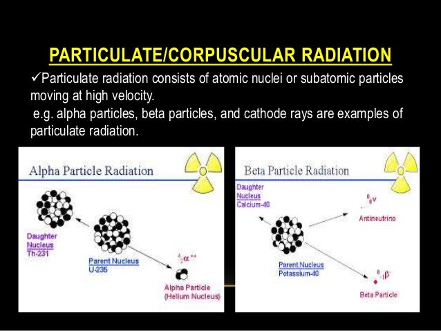 Radiation physics