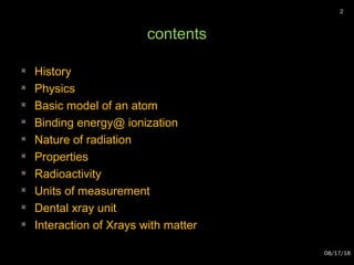 Radiation physics | PPT