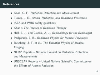 Radiation Physics: An Overview of Radiation Types and Their Interaction with Matter | PDF