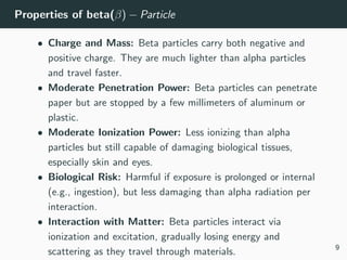 Radiation Physics: An Overview of Radiation Types and Their Interaction ...
