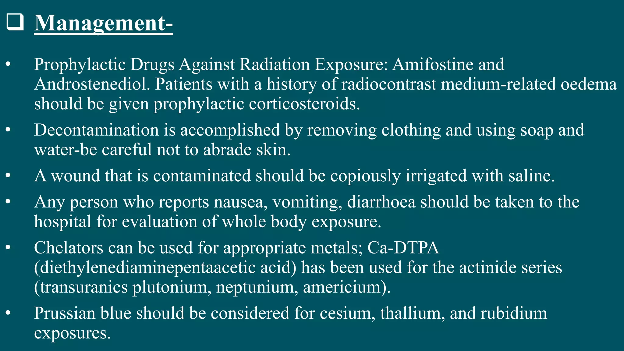 Radiation poisoning | PPTX