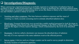 Radiation poisoning | PPT