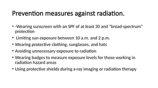 RADIATION POISONING presentation by Dr. Samuel, | PPTX