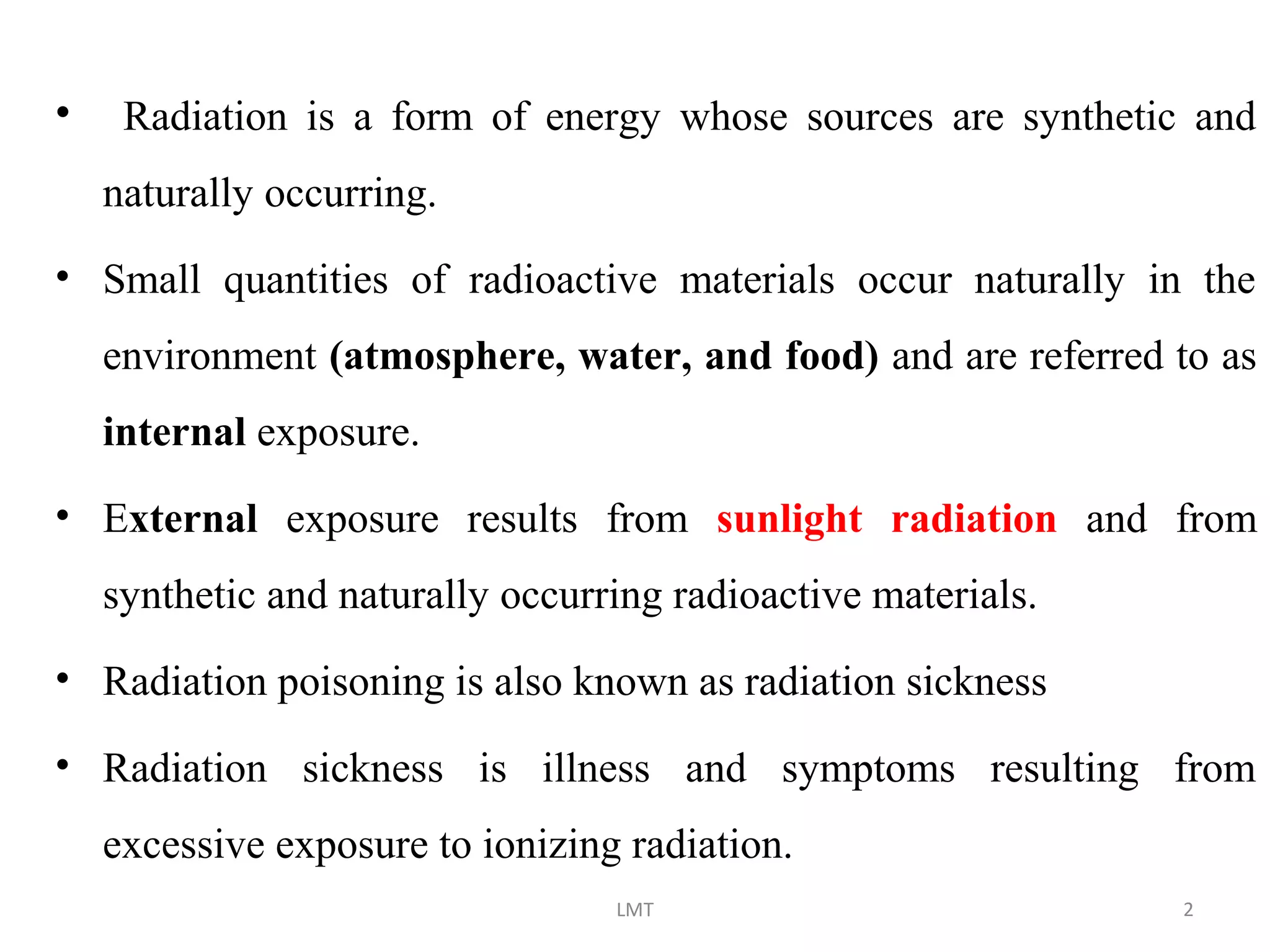 Radiation poisoning | PPT