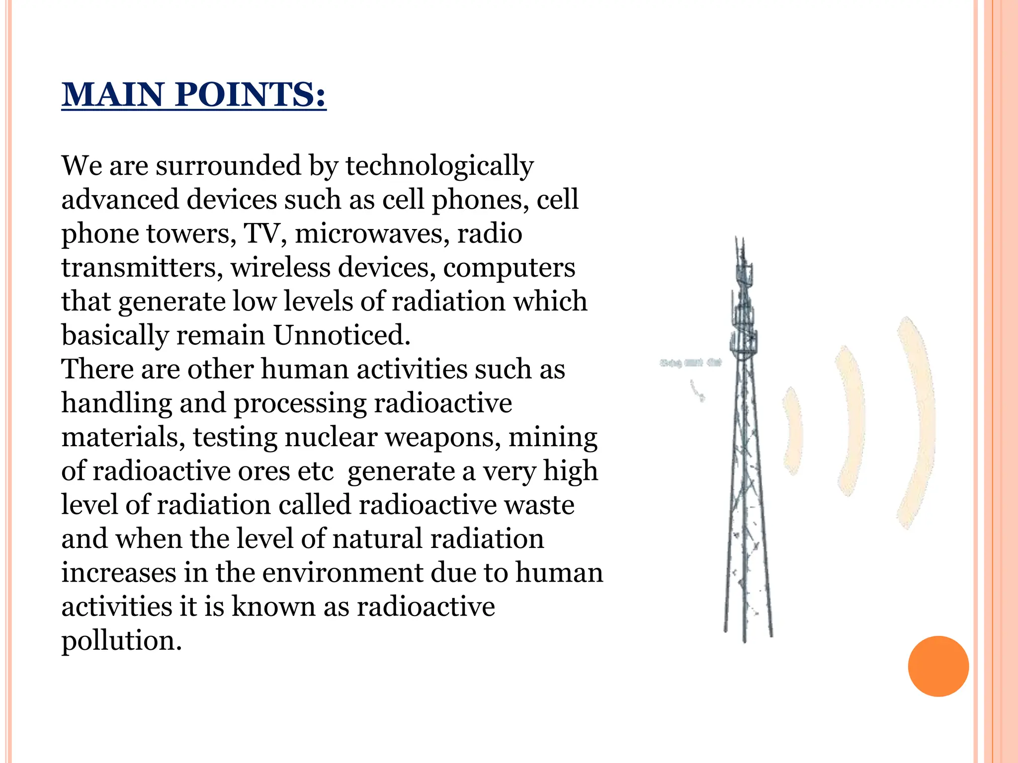 Radiation pollution among other types of pollution | PPTX