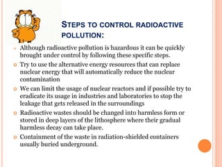 Radiation pollution among other types of pollution | PPTX | Lung and ...