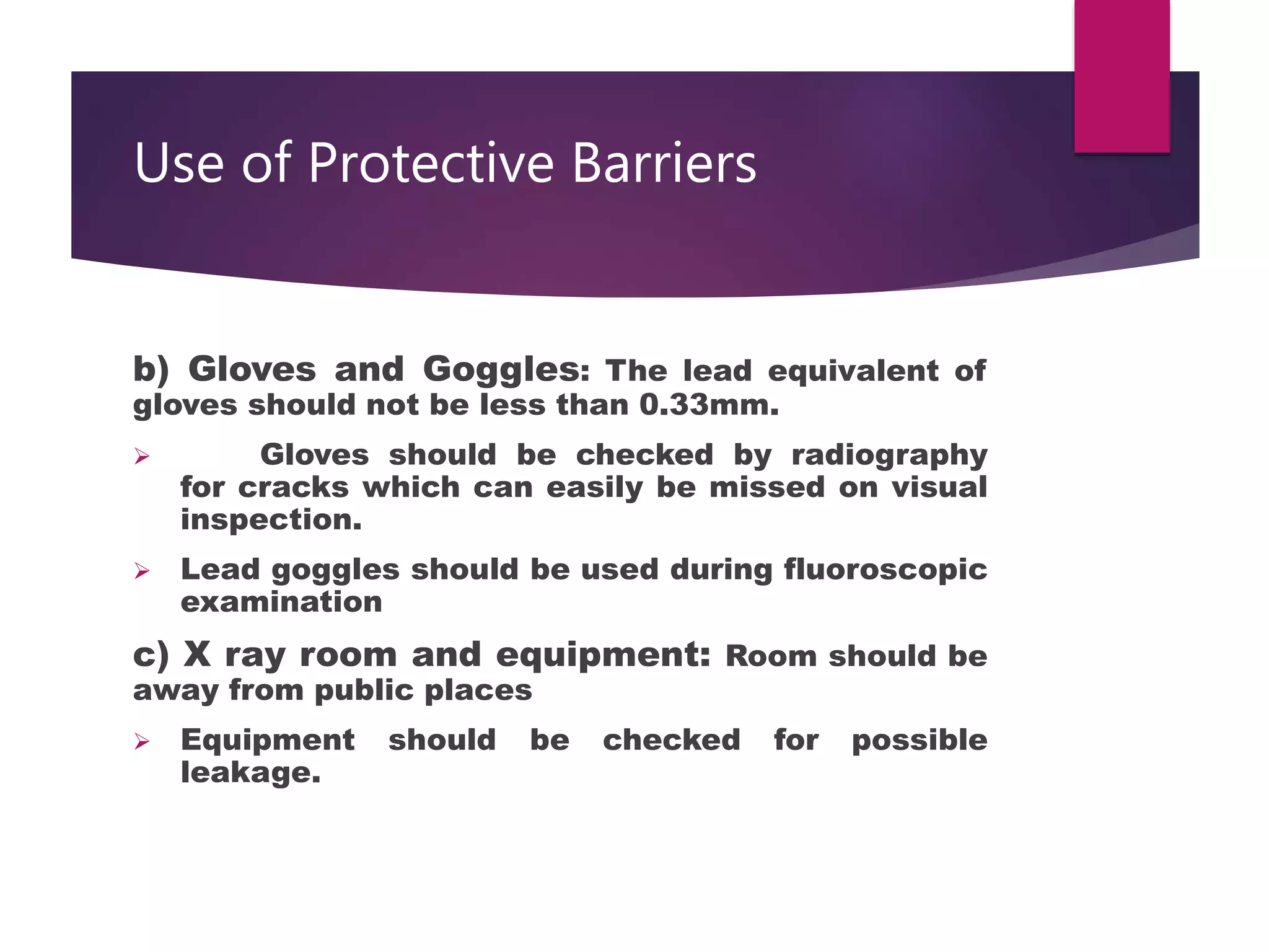 Radiation protection | PPTX