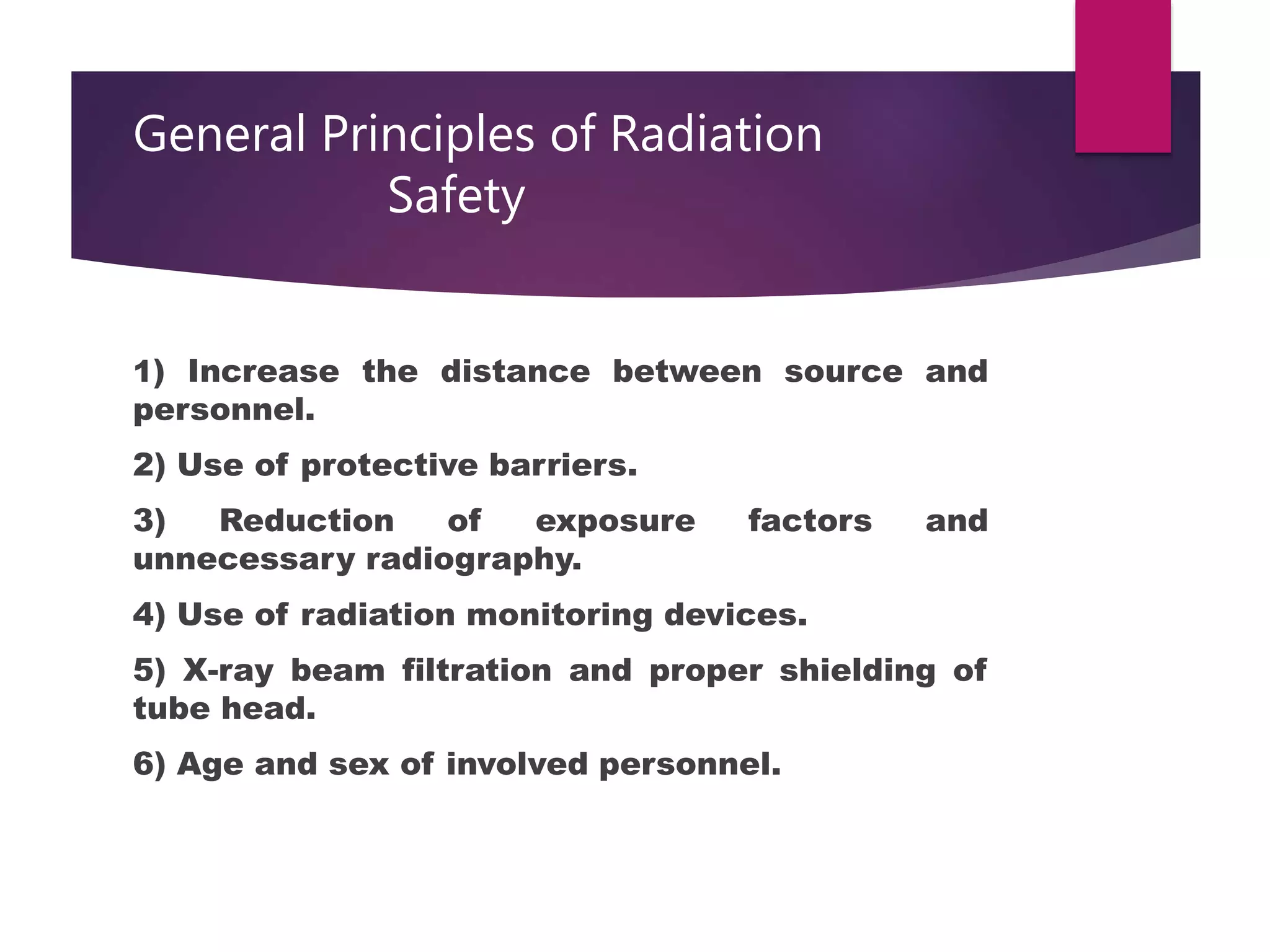 Radiation protection | PPTX