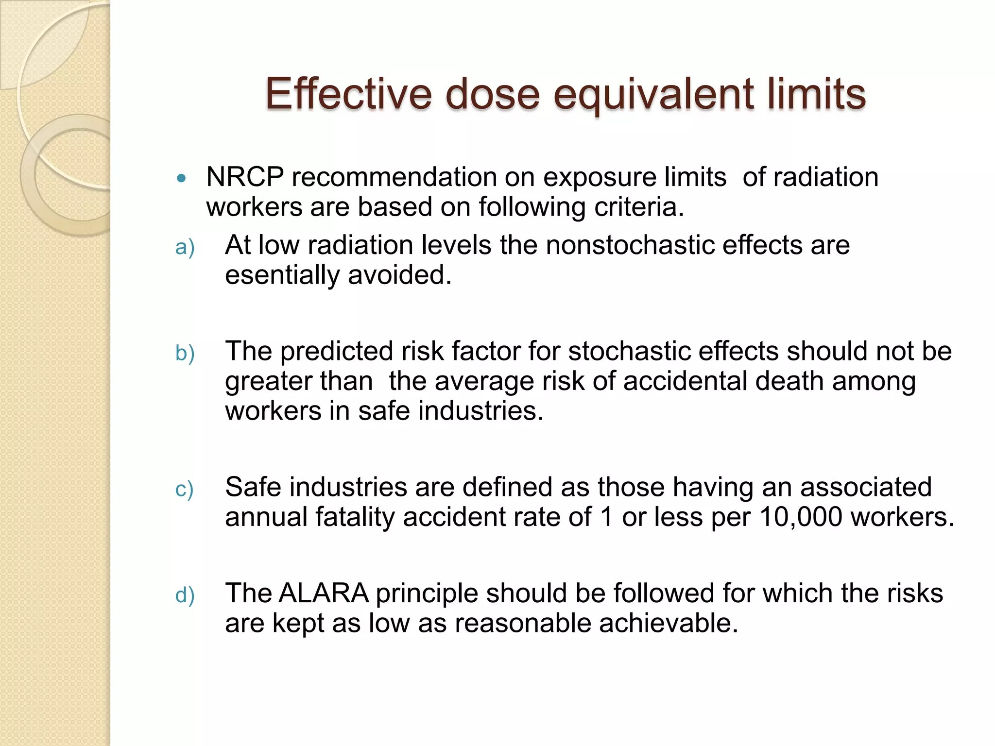 Radiation protection | PPTX
